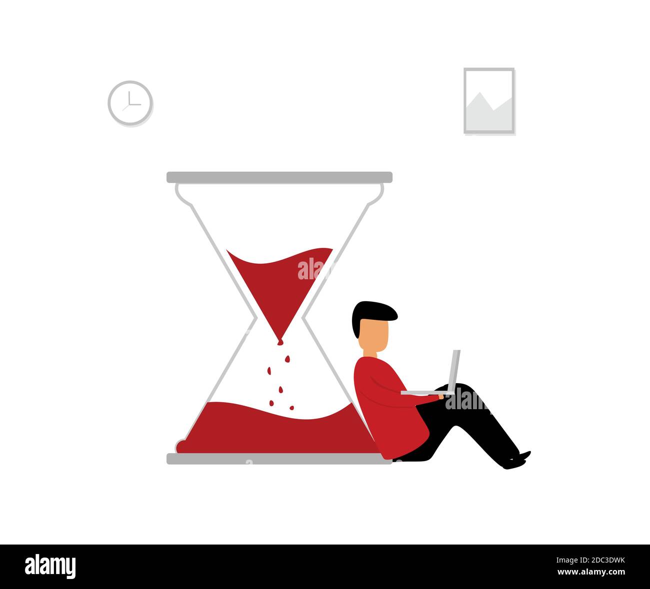 People waiting for updates design Stock Vector Image & Art - Alamy