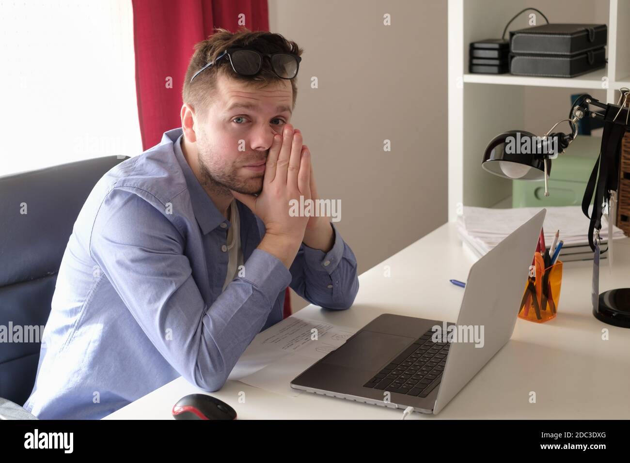 Computer sad face hi-res stock photography and images - Alamy