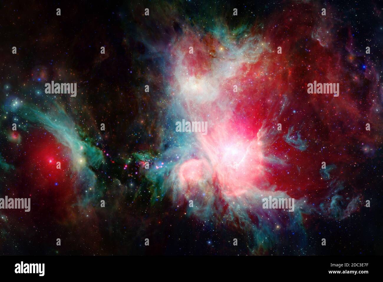 Beautiful galaxy somewhere in deep space. Cosmic wallpaper. Elements of ...