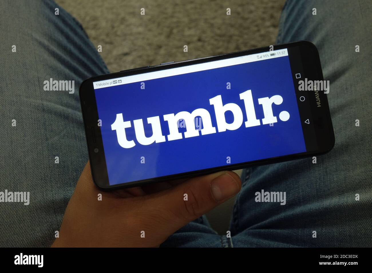Tumblr logo hi-res stock photography and images - Alamy