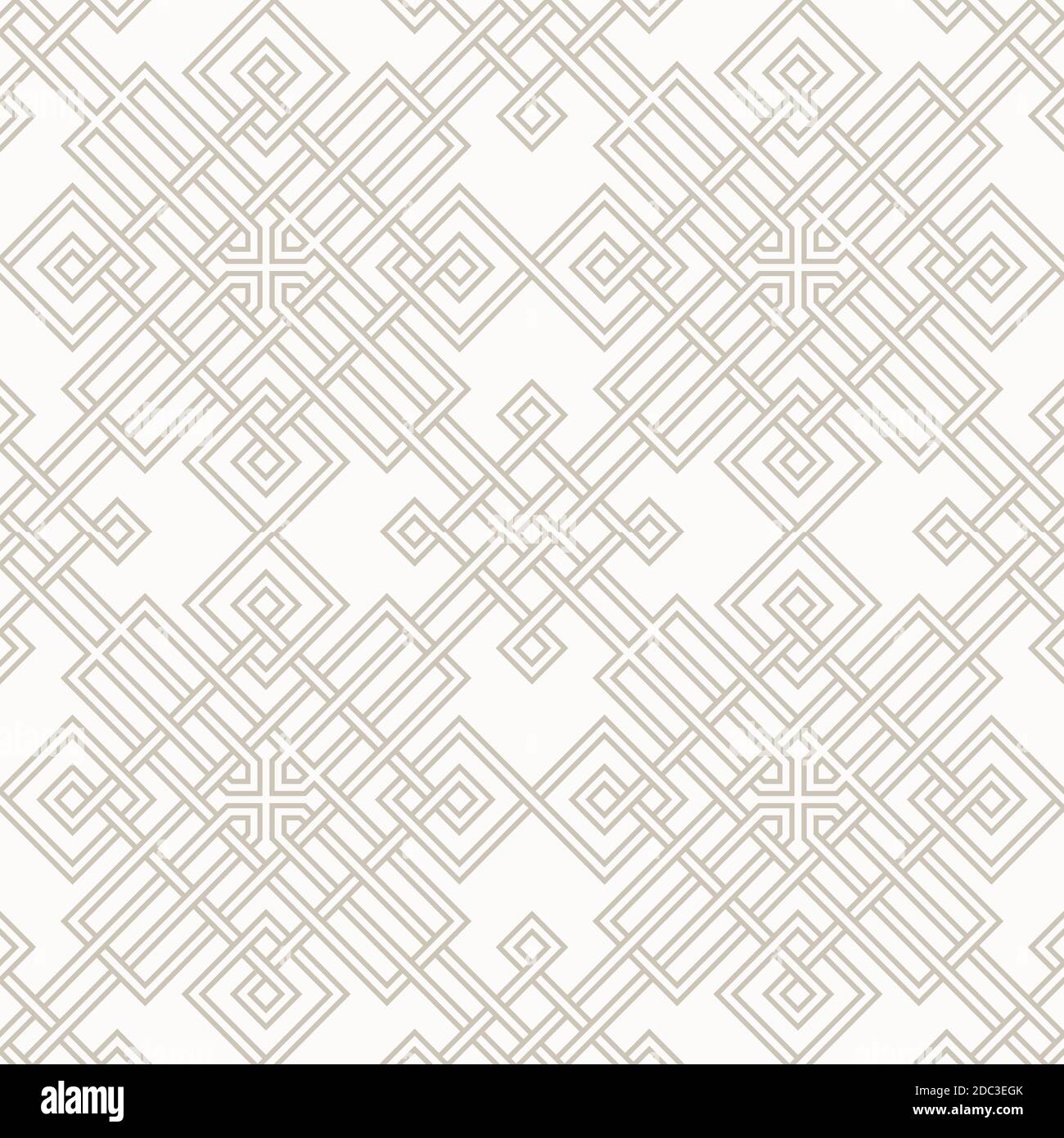 Tangled modern pattern, based on traditional oriental patterns ...