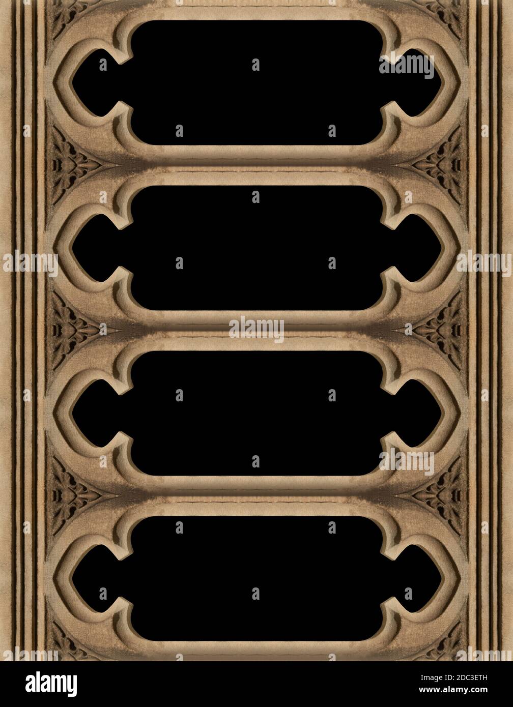 Gypsum frame for pictures and mirrors Stock Photo - Alamy