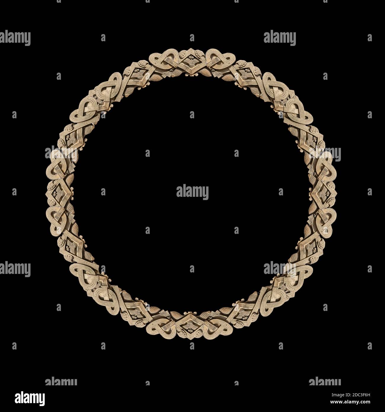 Gypsum frame for pictures and mirrors Stock Photo - Alamy