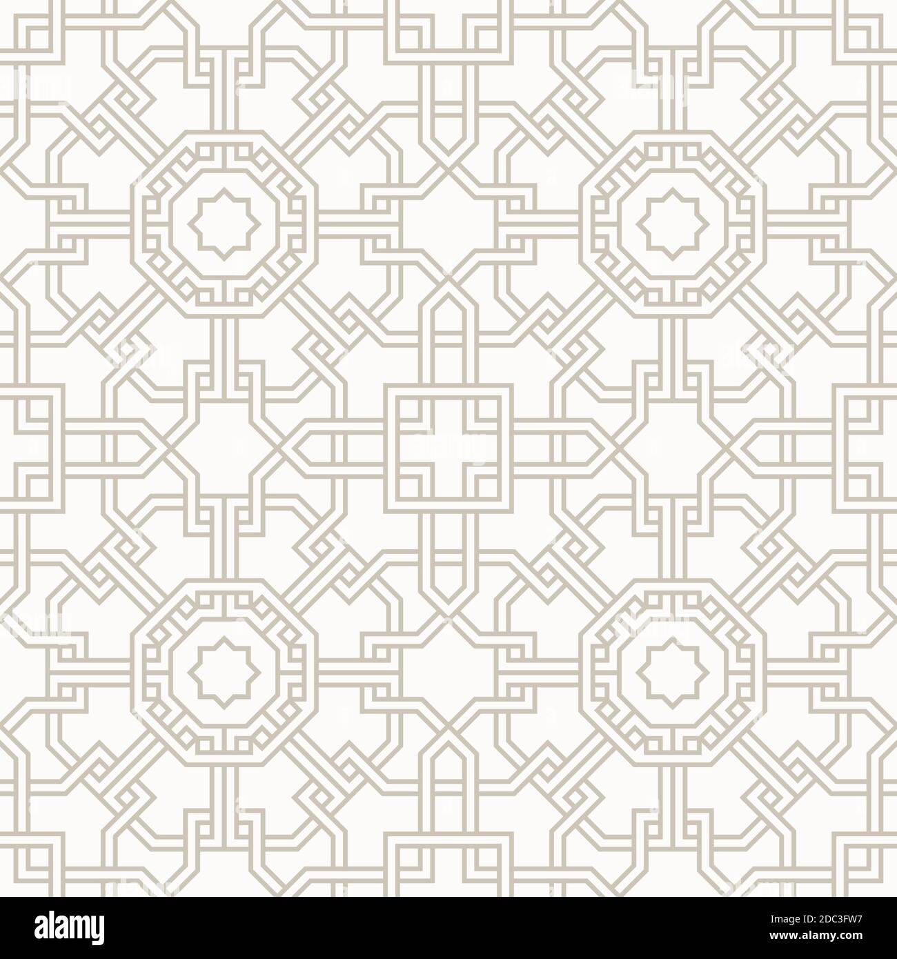 Tangled modern pattern, based on traditional oriental patterns ...