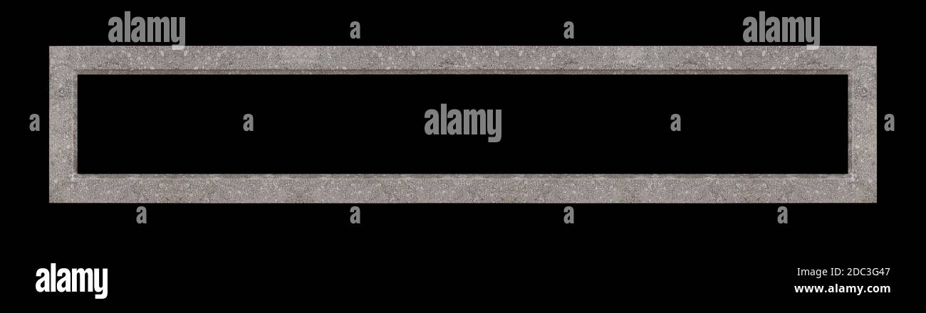 Gypsum frame for pictures and mirrors Stock Photo - Alamy