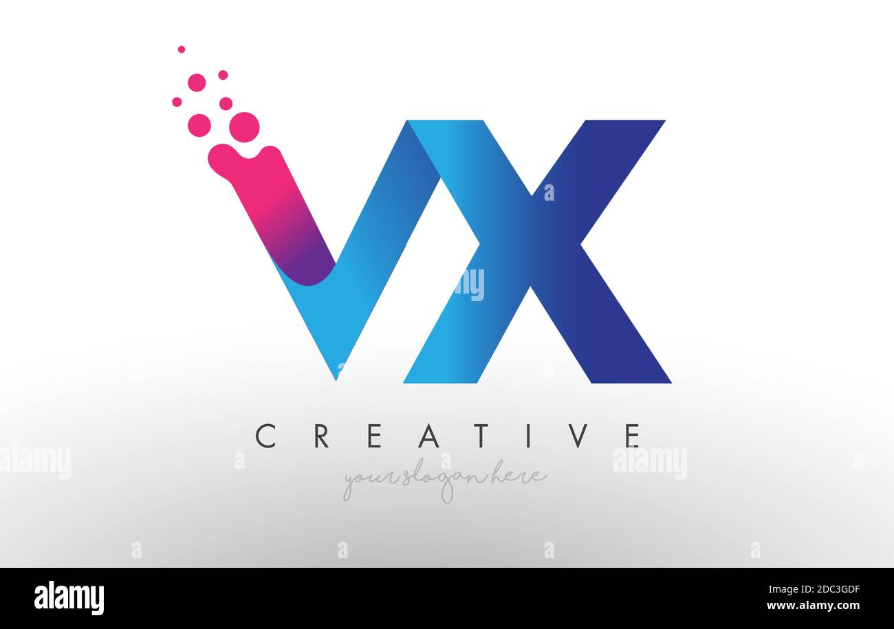 Letter vx vector vectors hi-res stock photography and images - Alamy