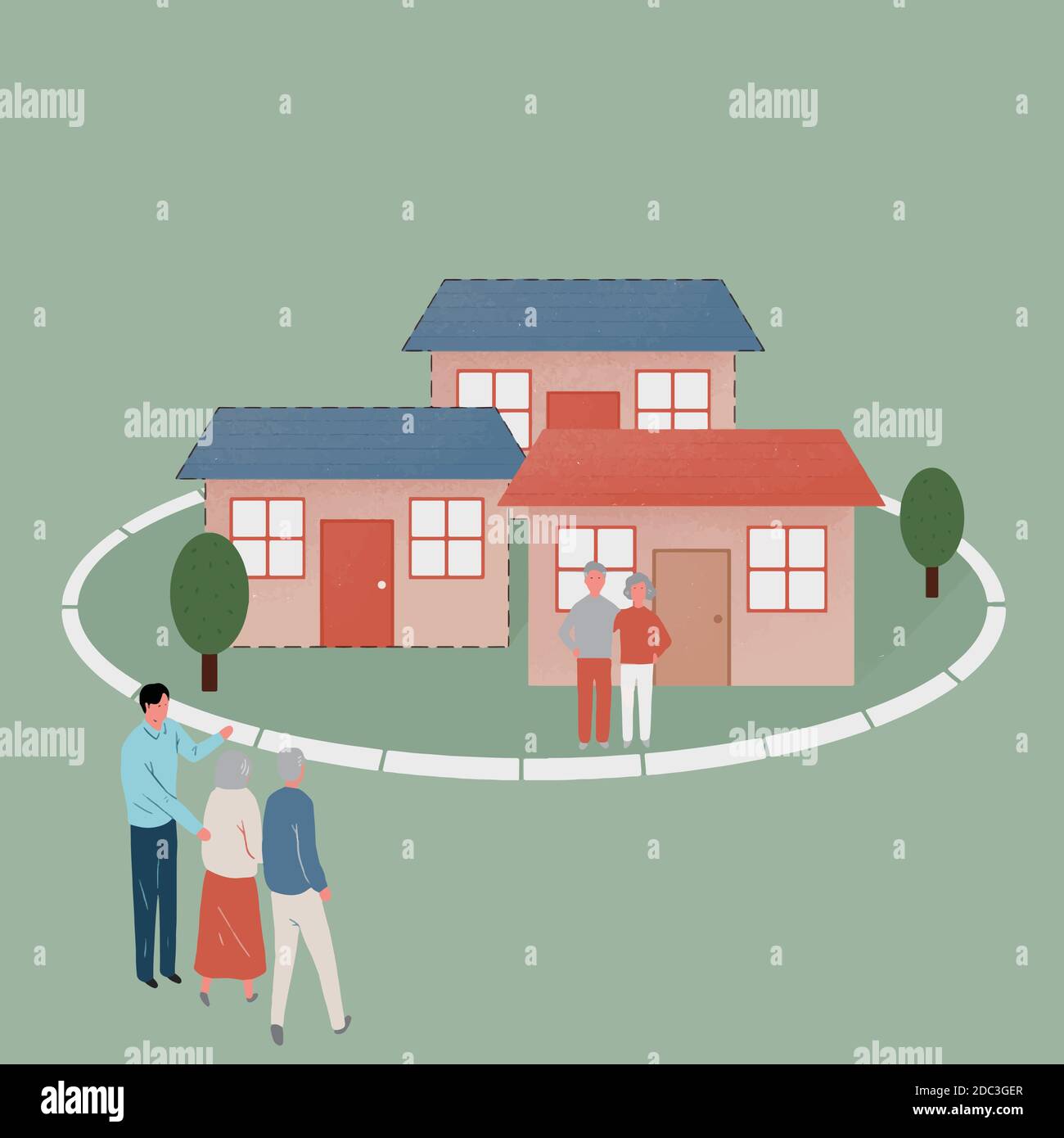 Rental application house Stock Vector Images - Alamy