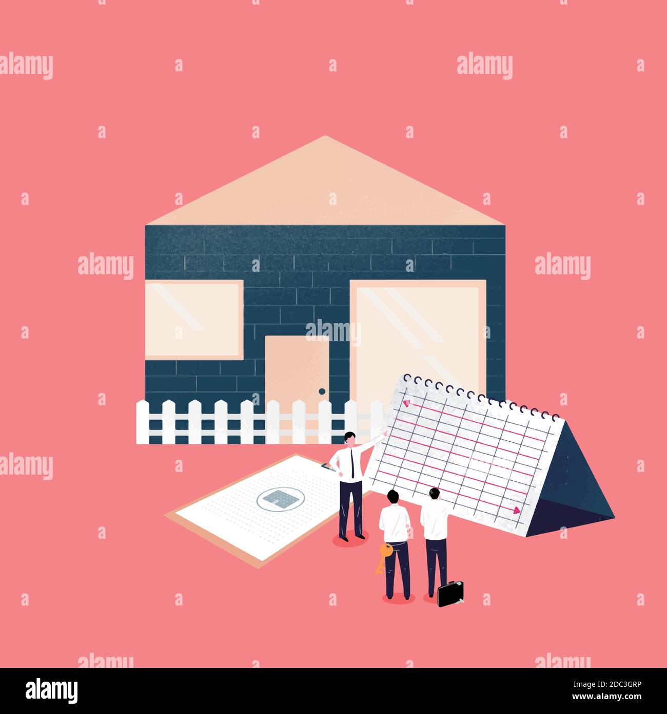 Rental property documents Stock Vector Images - Alamy