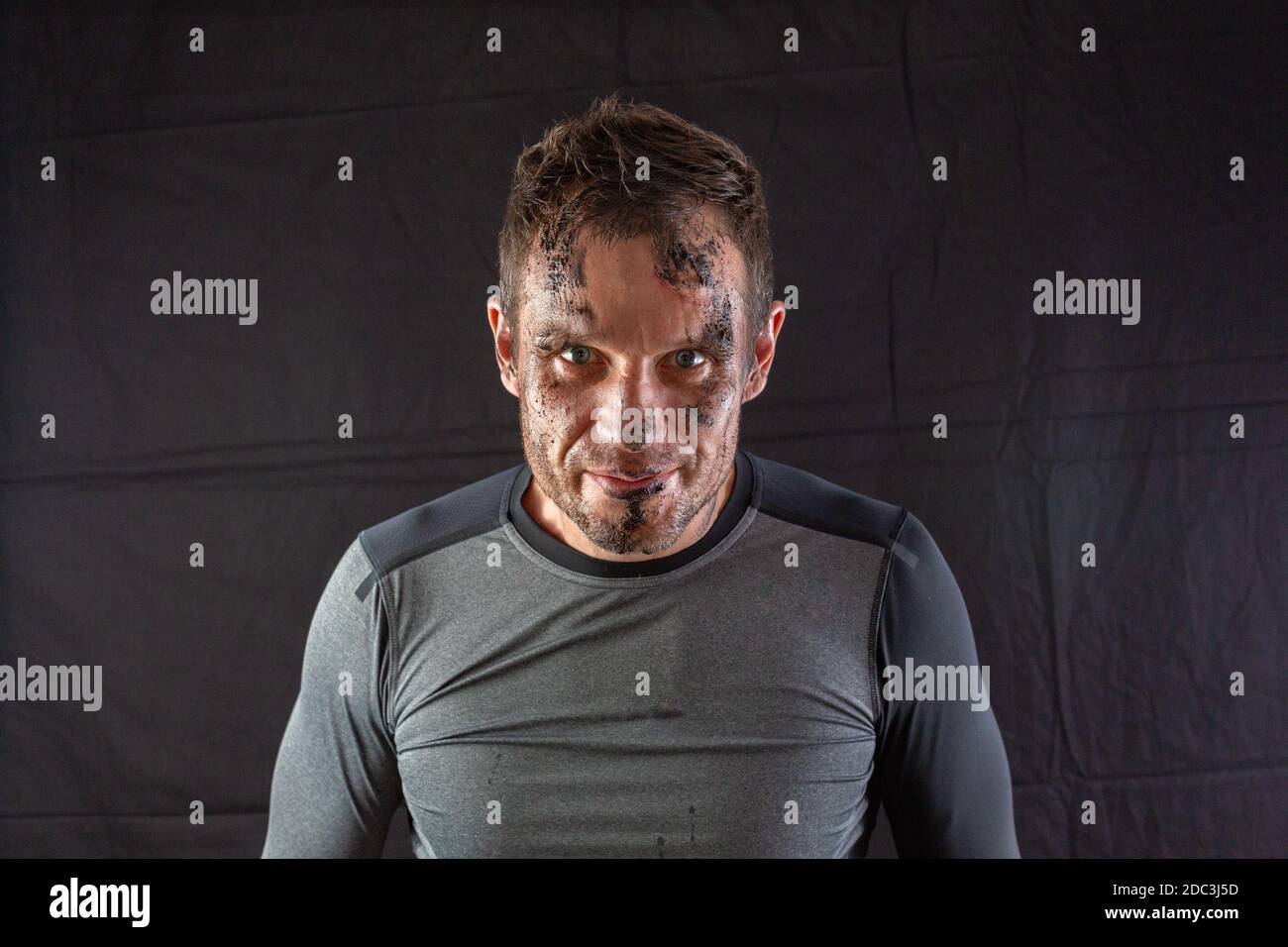 Dirty mud male guy hi-res stock photography and images - Alamy