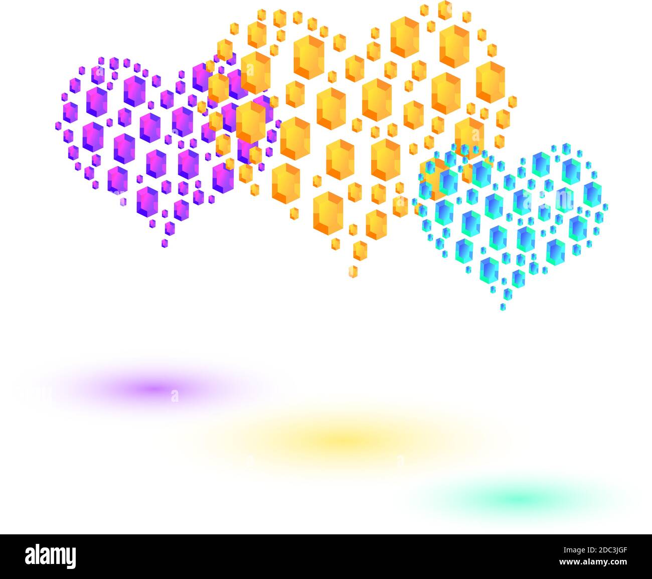 Frame made colored bright Stock Vector Images - Alamy