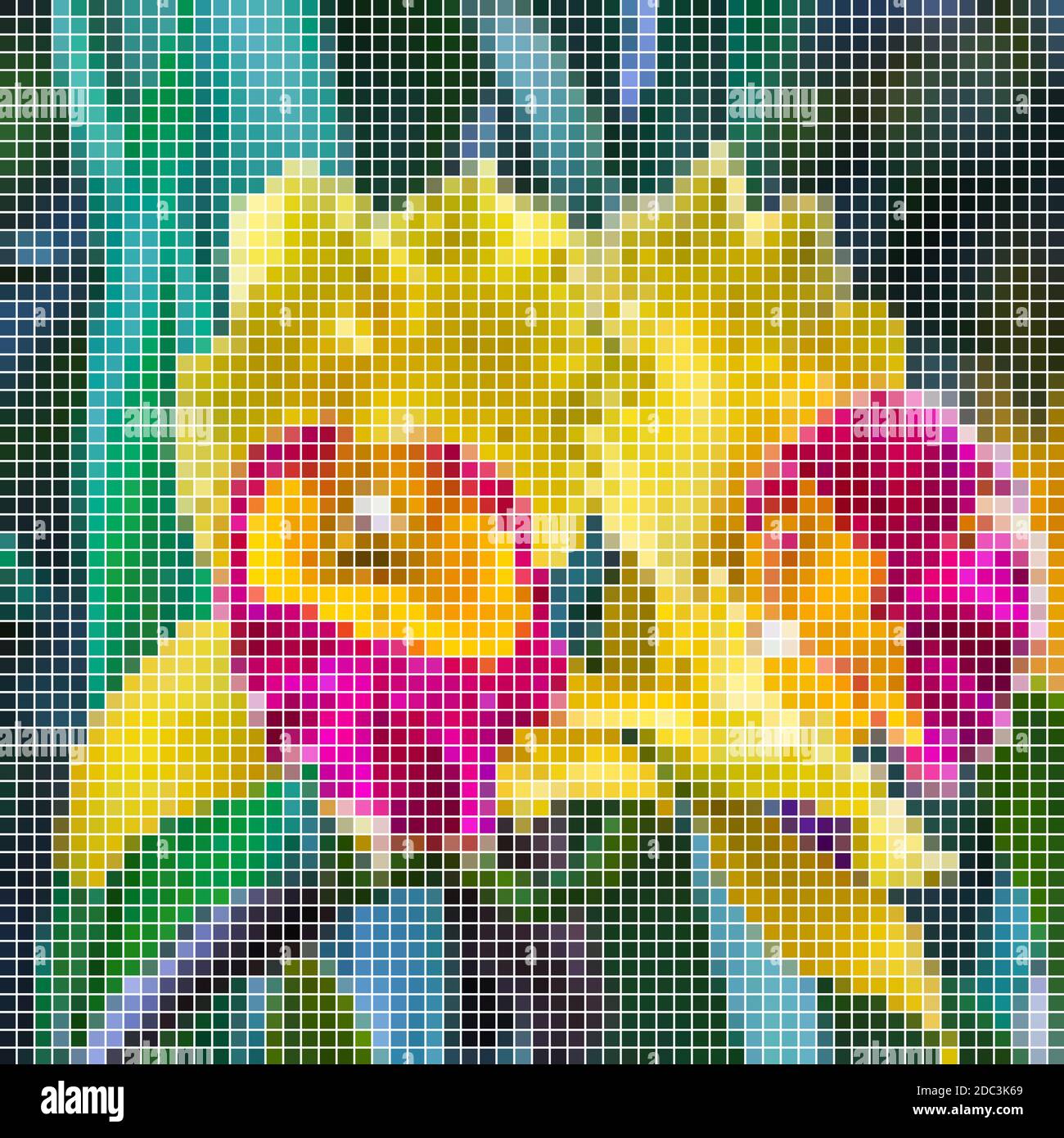a mosaic of pictures of orchid flower Stock Vector Image & Art - Alamy
