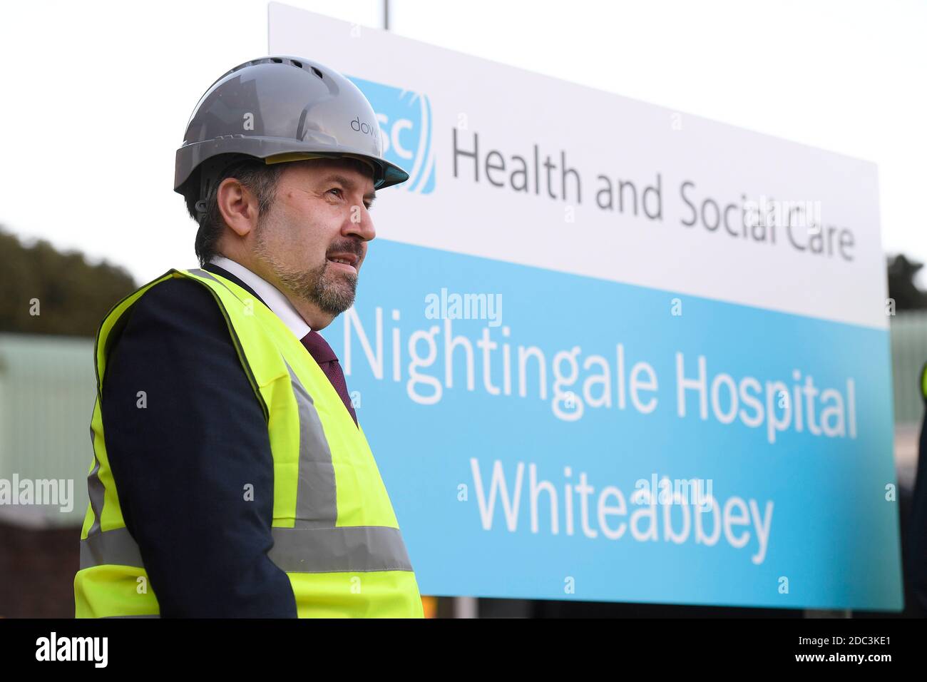 Northern Ireland Health Minister Robin Swann at the opening of the new ...
