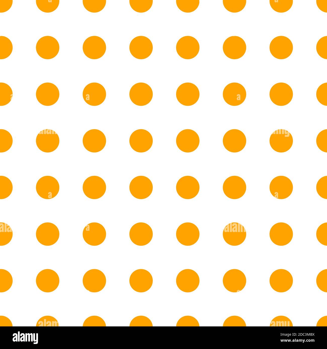 Polka dot orange pattern. Vector illustration Stock Vector Image & Art ...