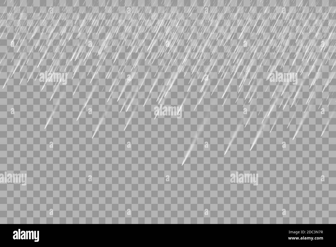 Rain transparent template background. Falling water drops texture ...