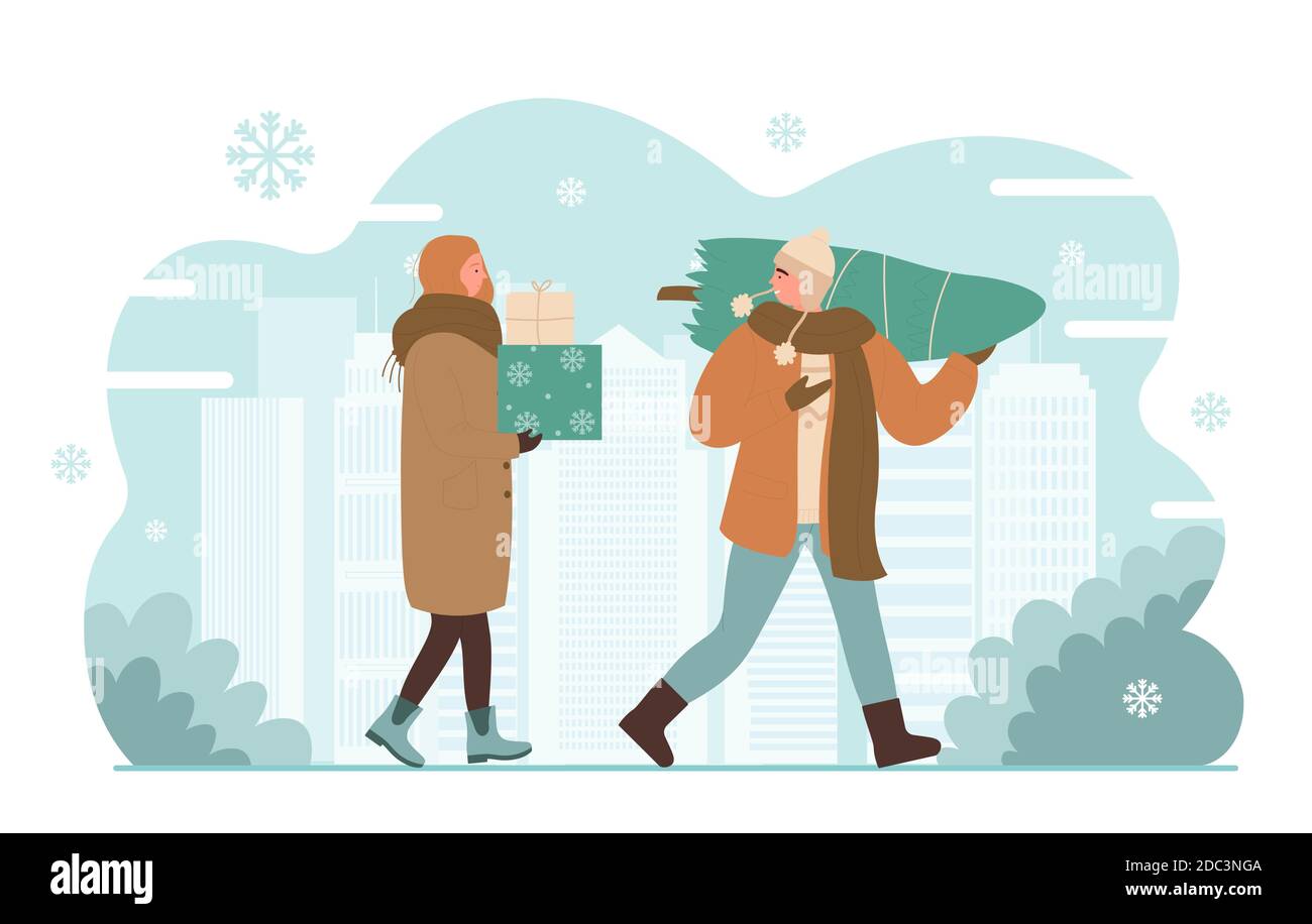 Retail mall christmas man Stock Vector Images - Alamy