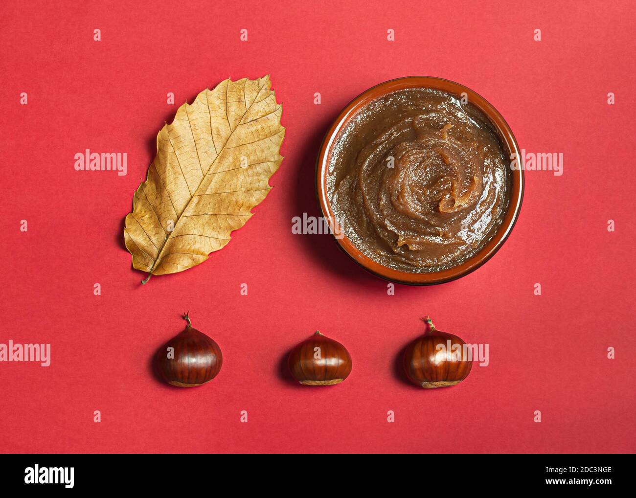 Chestnut cream - traditional French sweet chestnut spread for desserts ...