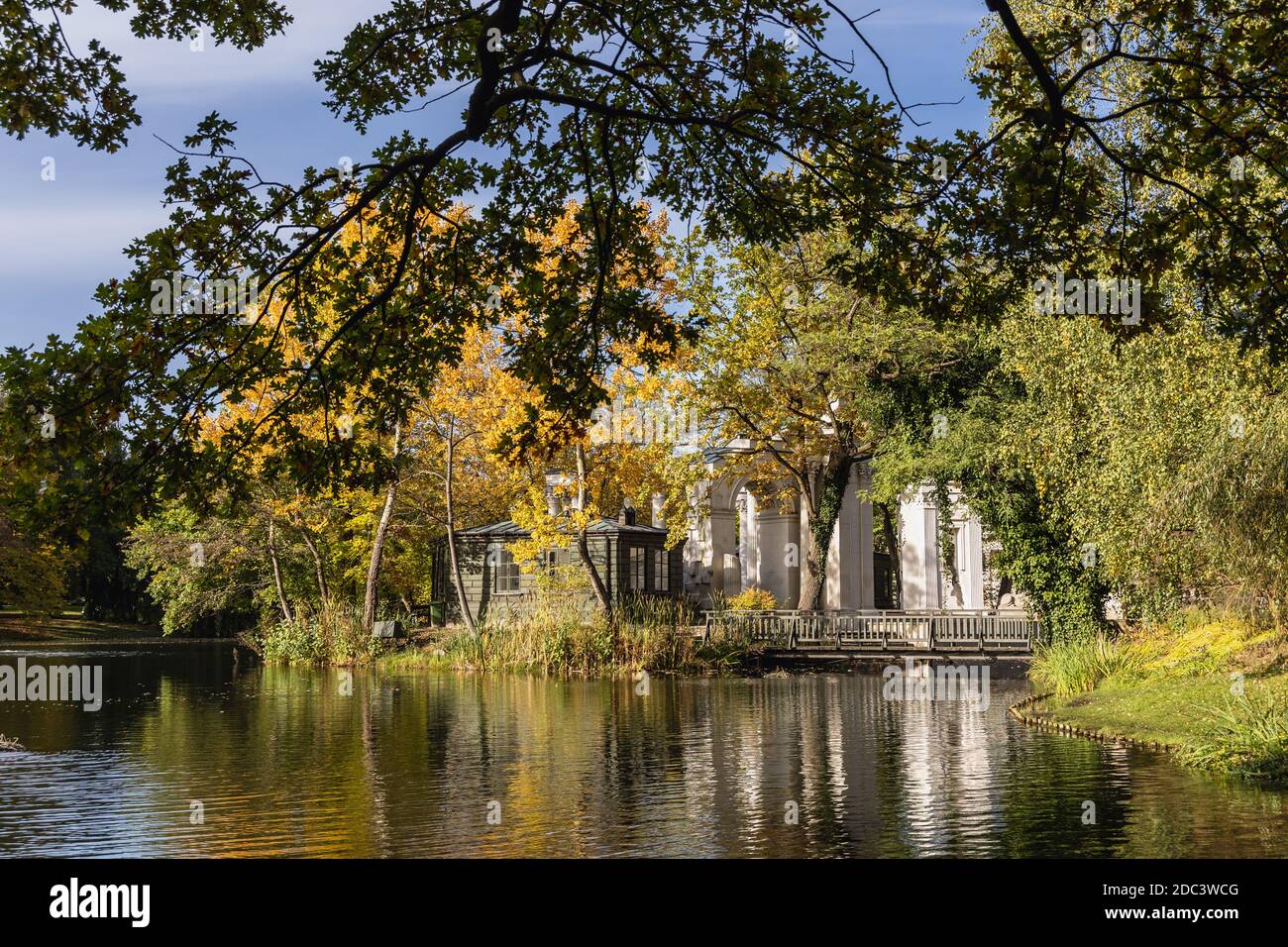 Amphitheatre in Lazienkowski Park also called Lazienki Park - Royal ...