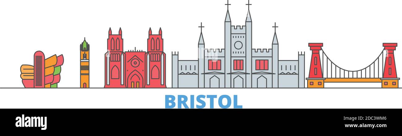 Bridge bristol evening Stock Vector Images - Alamy