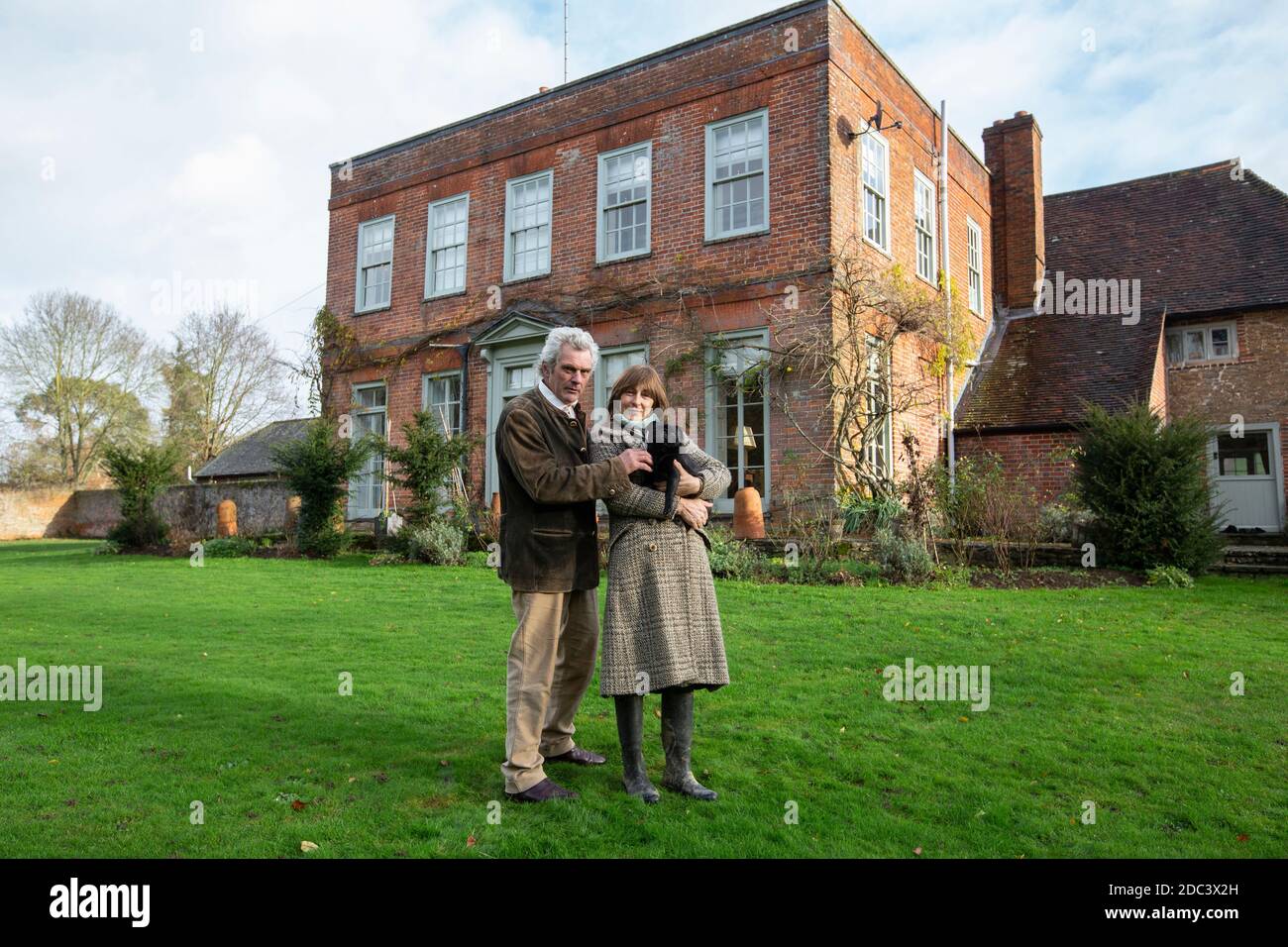 Edward and Lulu Hutley at Slades Farm, Wintershall Estate, Surrey ...