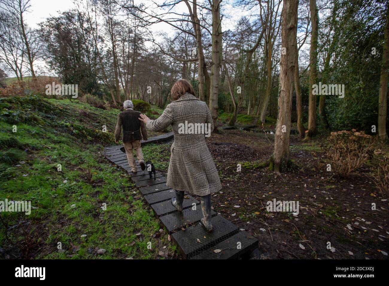 Edward and Lulu Hutley at Slades Farm, Wintershall Estate, Surrey ...