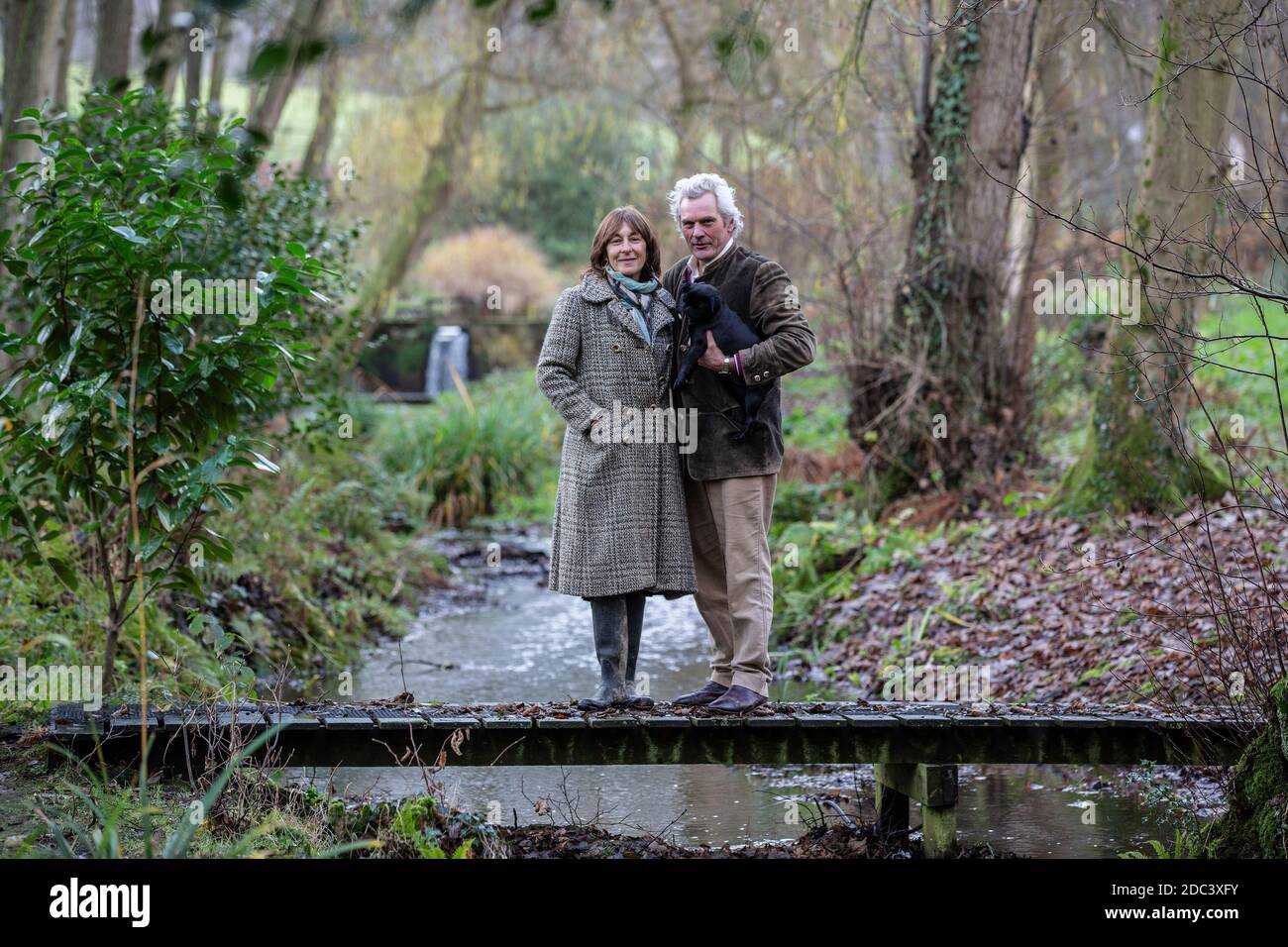 Edward and Lulu Hutley at Slades Farm, Wintershall Estate, Surrey ...