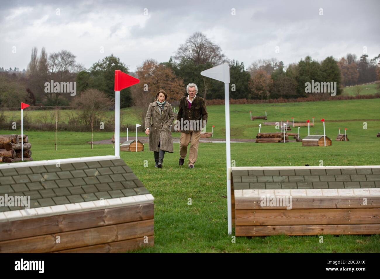 Edward and Lulu Hutley at Slades Farm, Wintershall Estate, Surrey ...