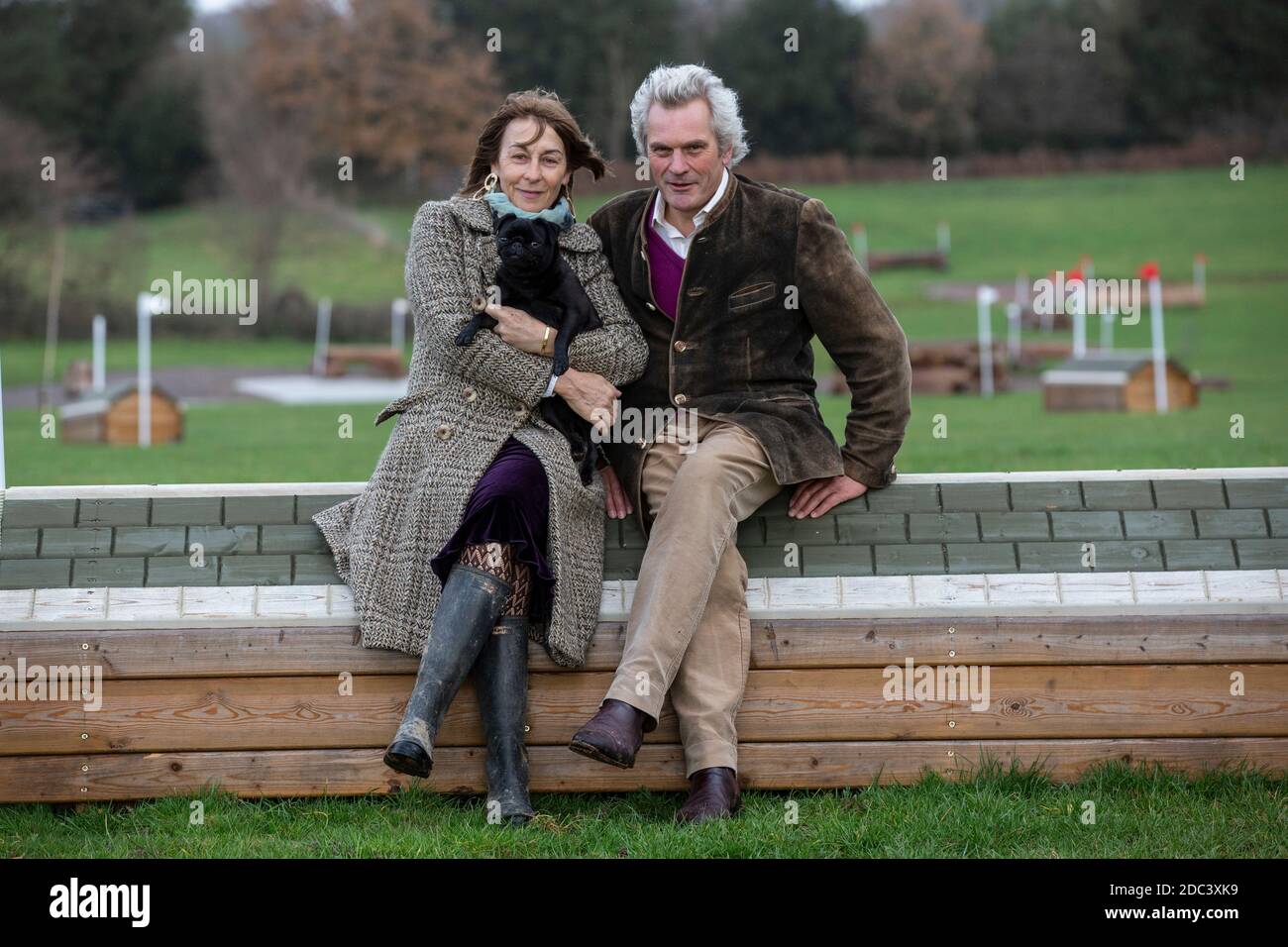 Edward and Lulu Hutley at Slades Farm, Wintershall Estate, Surrey ...