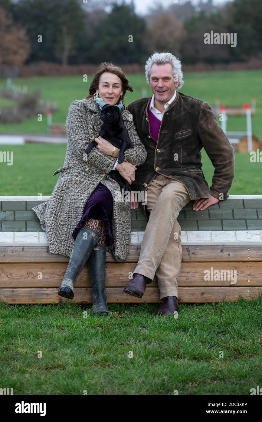Edward and Lulu Hutley at Slades Farm, Wintershall Estate, Surrey ...