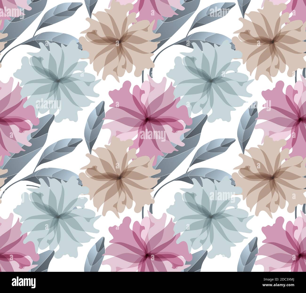 Indian mallow flower Stock Vector Images - Alamy