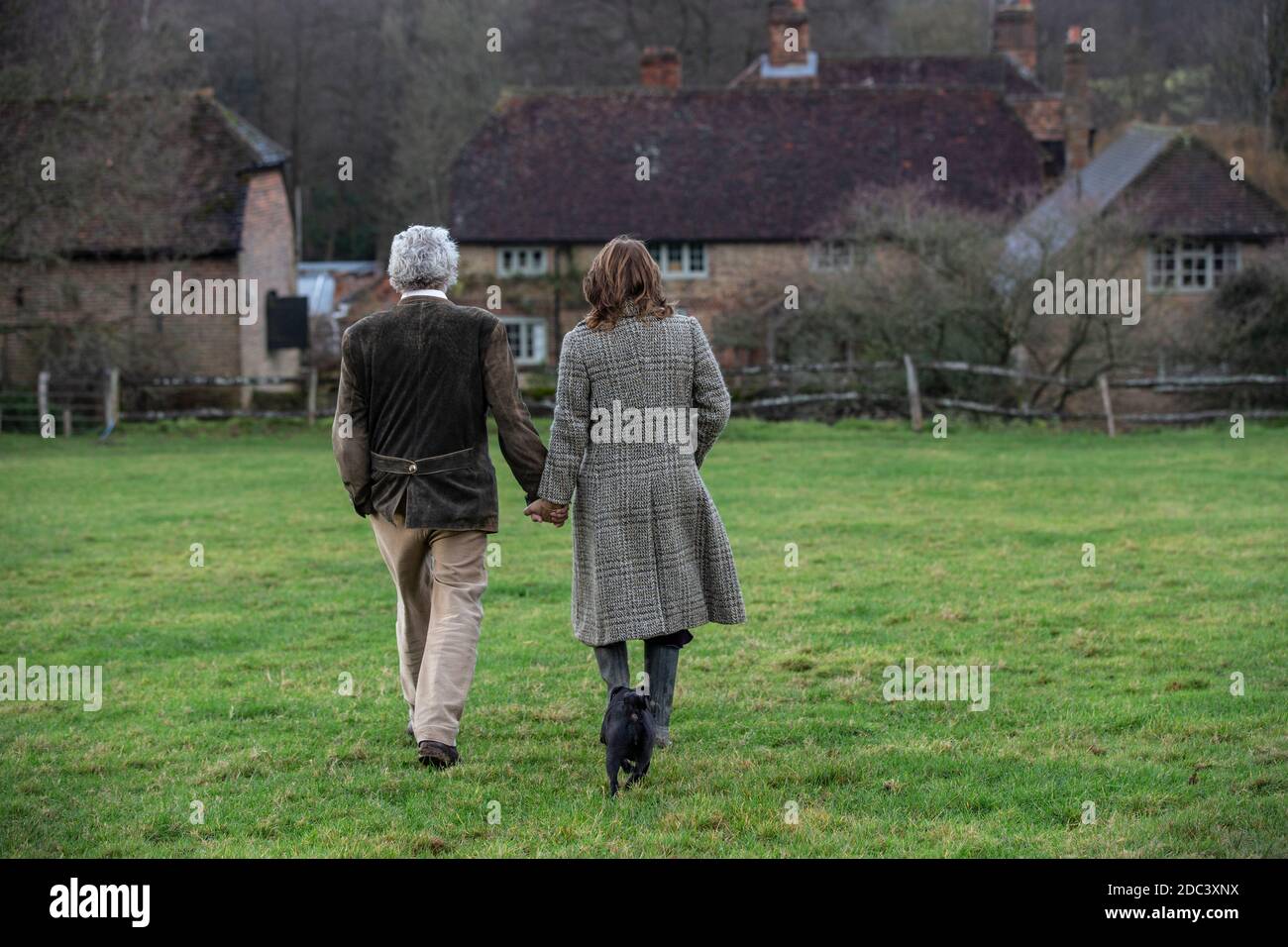 Edward and Lulu Hutley at Slades Farm, Wintershall Estate, Surrey ...