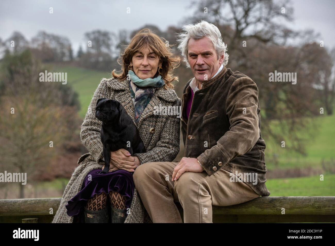 Edward and Lulu Hutley at Slades Farm, Wintershall Estate, Surrey ...
