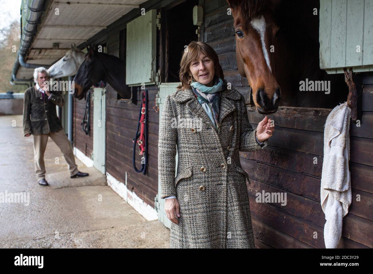 Edward and Lulu Hutley at Slades Farm, Wintershall Estate, Surrey ...