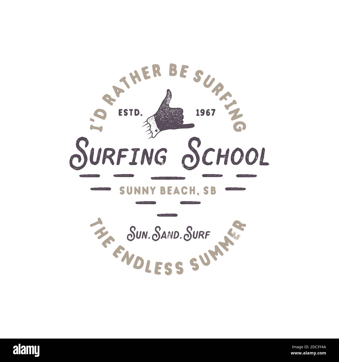 Shaka Logo High Resolution Stock Photography and Images - Alamy