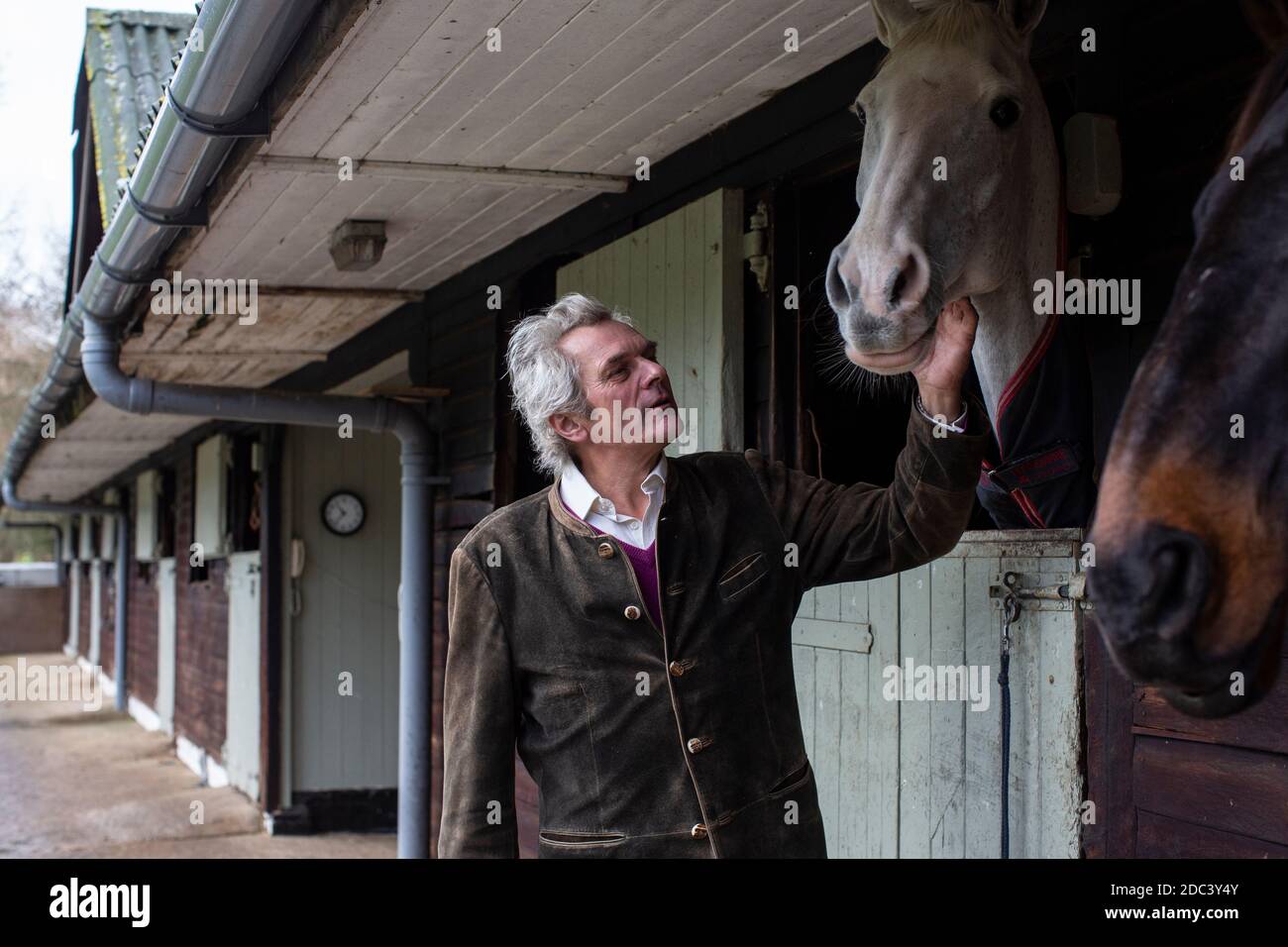 Edward and Lulu Hutley at Slades Farm, Wintershall Estate, Surrey ...