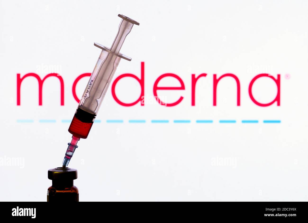 Moderna company logo hi-res stock photography and images - Alamy