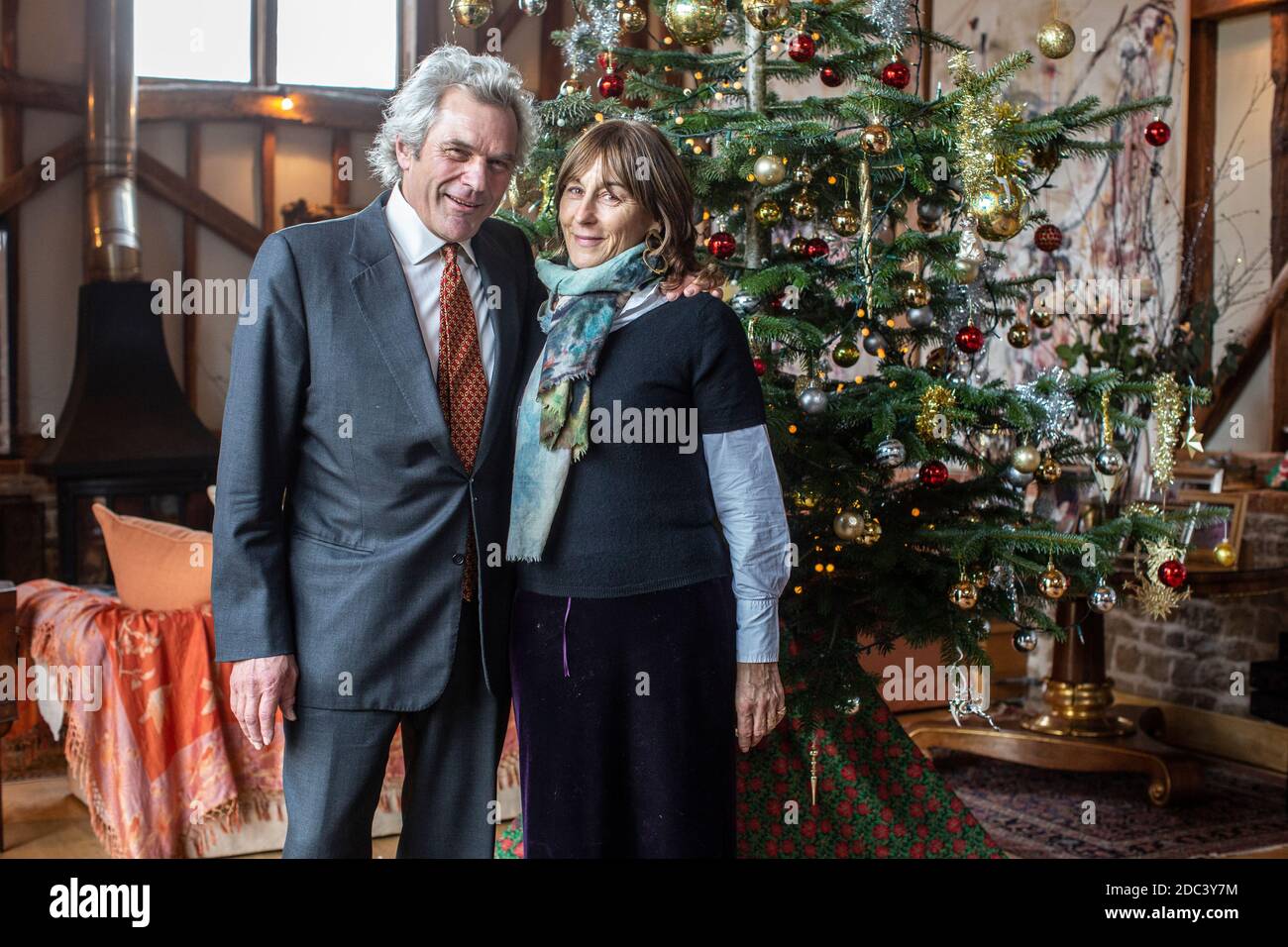Edward and lulu hutley at slades farm hi-res stock photography and ...