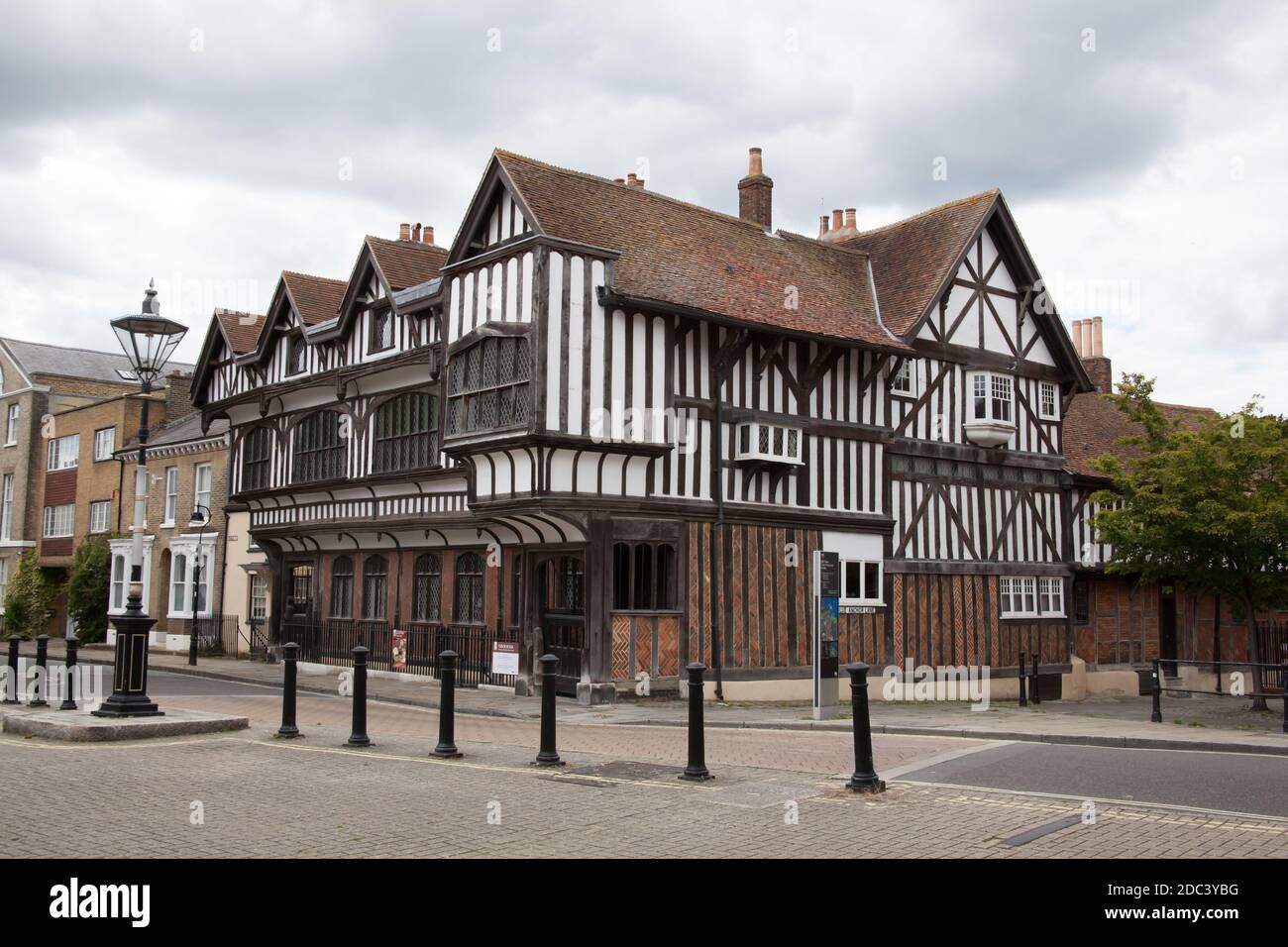 Tudor House and Garden in Southampton, Hampshire in the UK, taken on ...