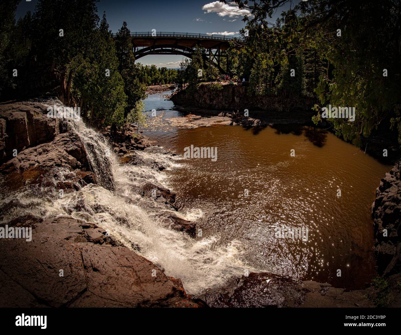Gooseberry falls state park lake hi-res stock photography and images ...