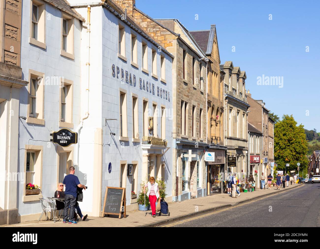 Jedburgh town scotland hi-res stock photography and images - Alamy