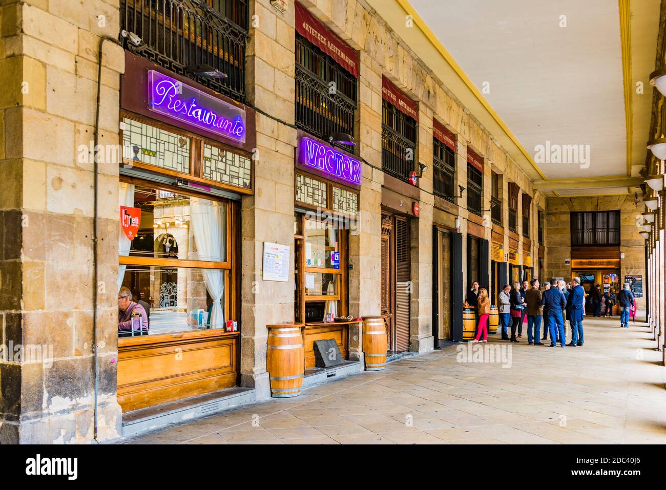 Restaurante Victor, traditional restaurant under the arcades. The Plaza ...