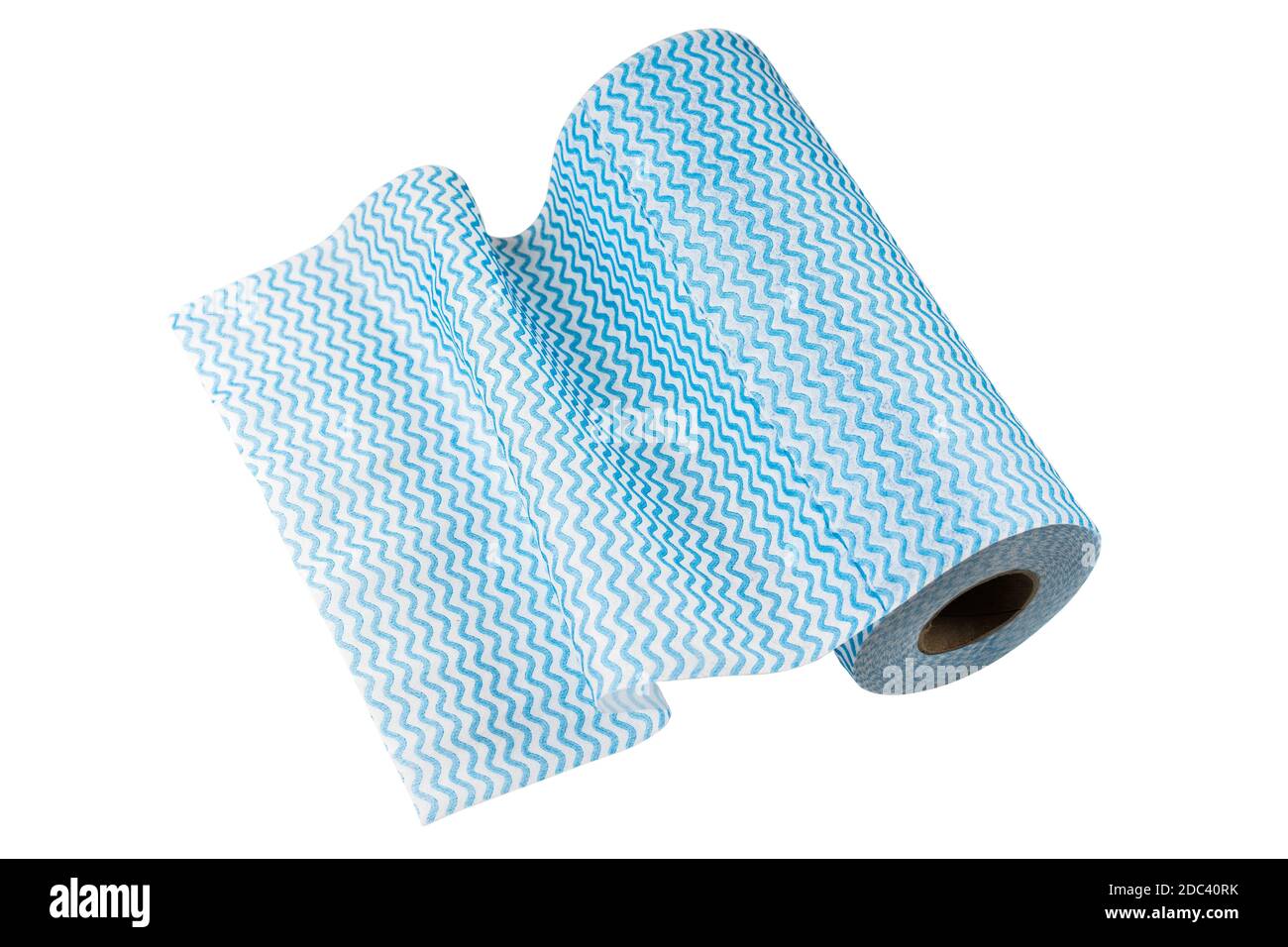 White paper towel on a white background Stock Photo - Alamy