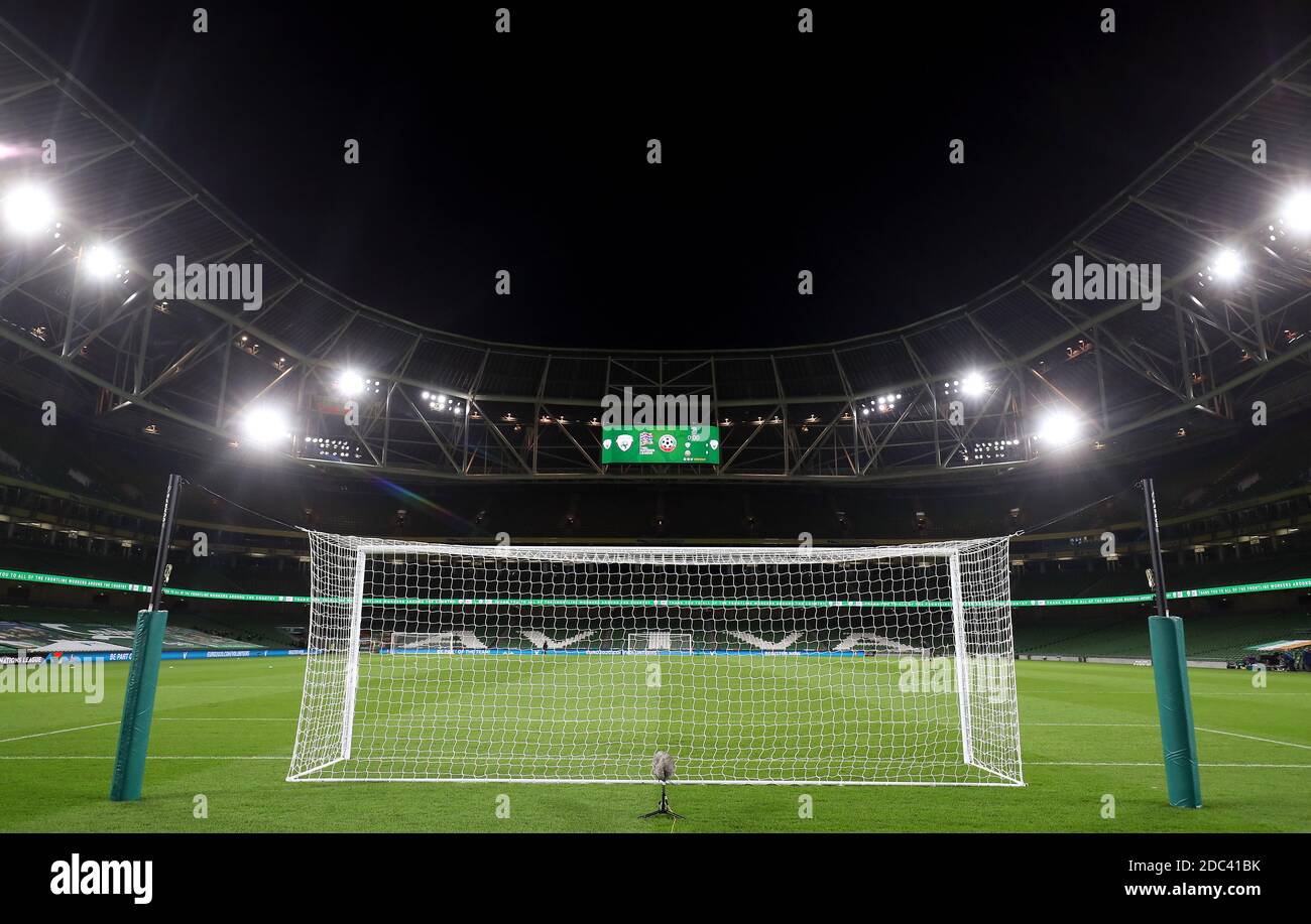 General view from inside the stadium before the UEFA Nations League ...