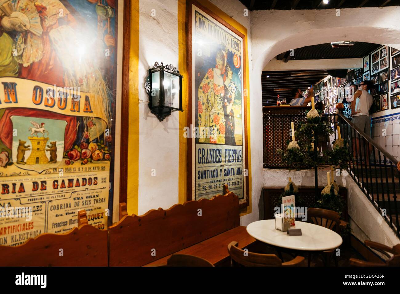 The centuries-old wineries El Pimpi, a traditional tapas bar. Málaga ...
