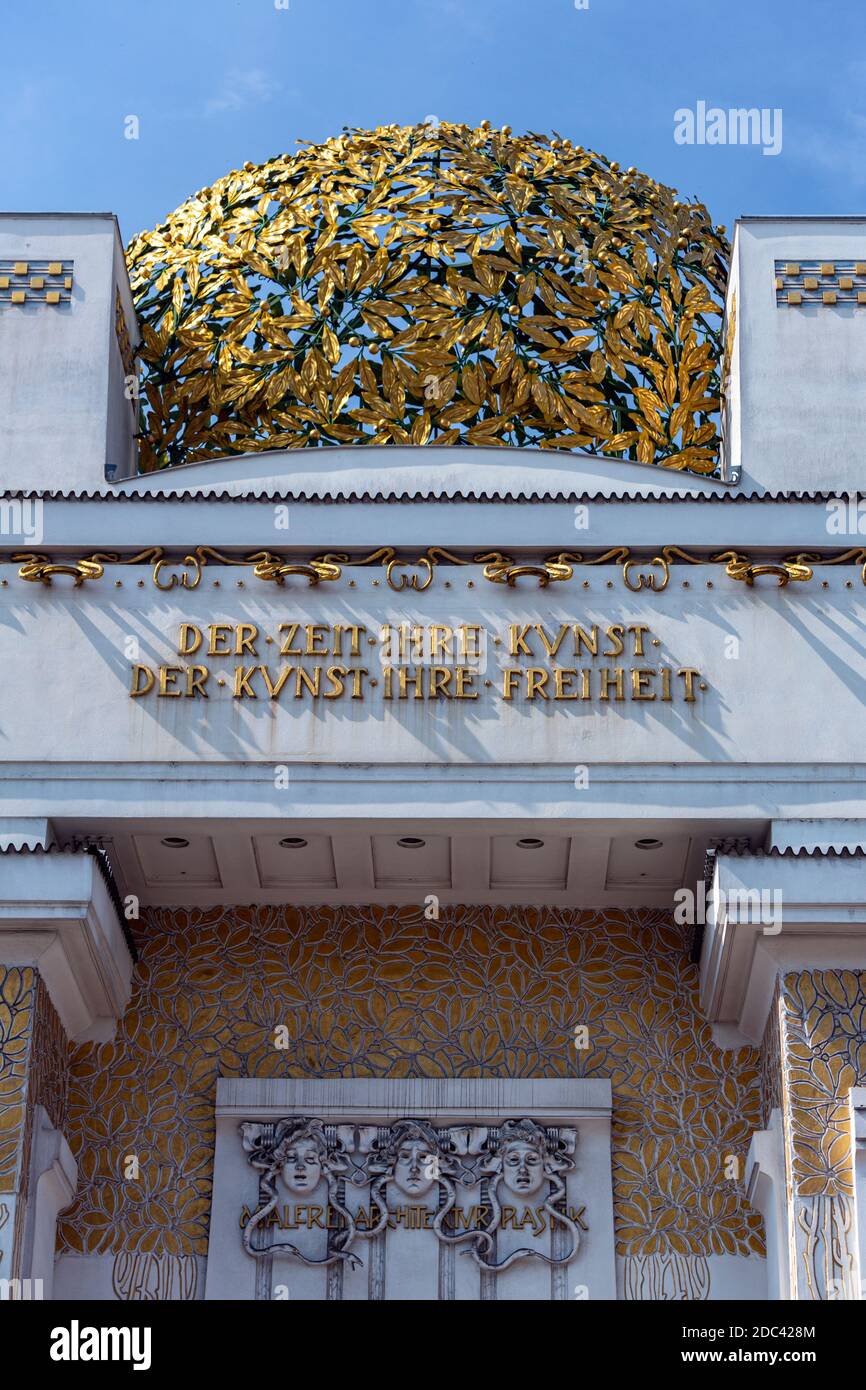 Secession Building by Joseph Maria Olbrich, Vienna, Austria Stock Photo ...
