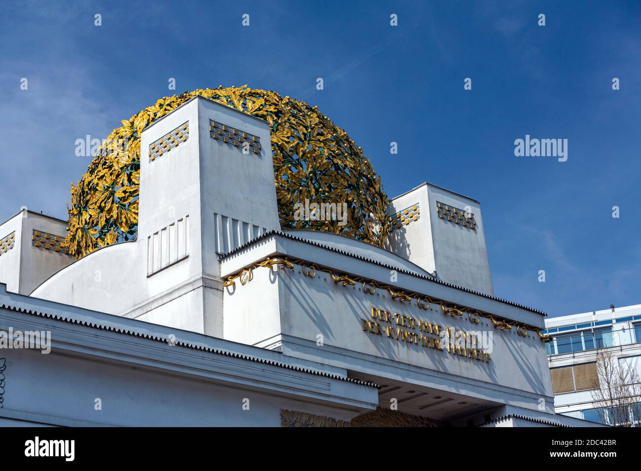 Secession Building by Joseph Maria Olbrich, Vienna, Austria Stock Photo ...