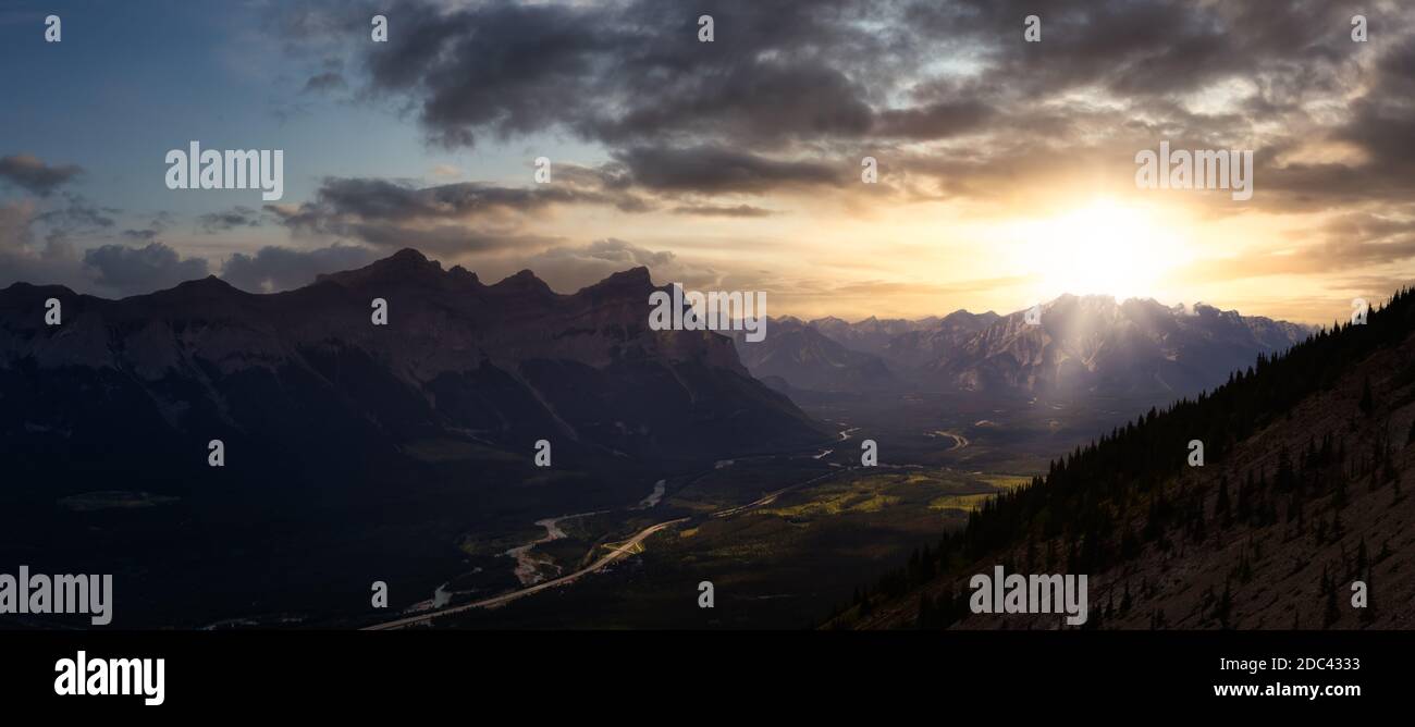Canadian rockies hiking aerial hi-res stock photography and images - Alamy
