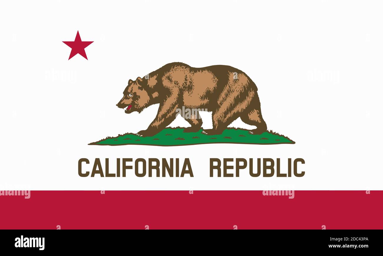 Los angeles state flag icon hi-res stock photography and images - Alamy