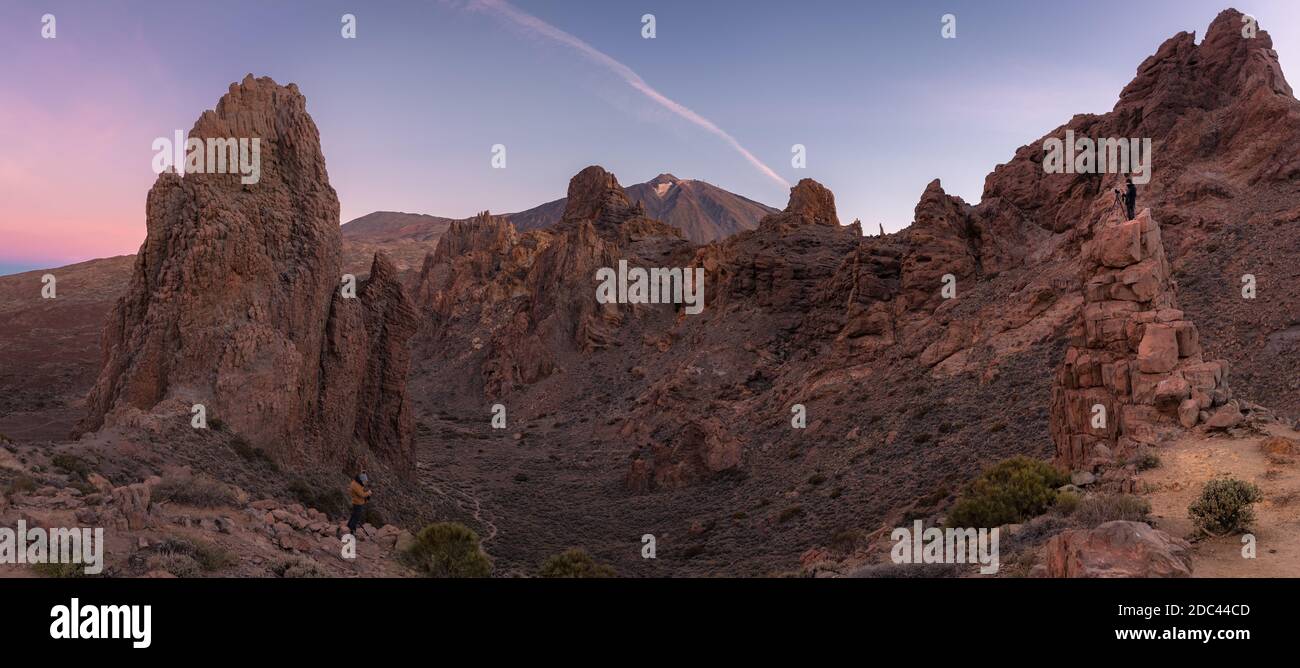mountain landscape with clouds and sunset warm colors Stock Photo - Alamy