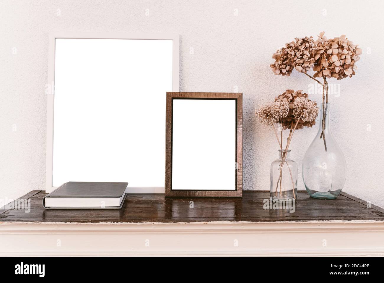 Empty Wooden Picture Frame