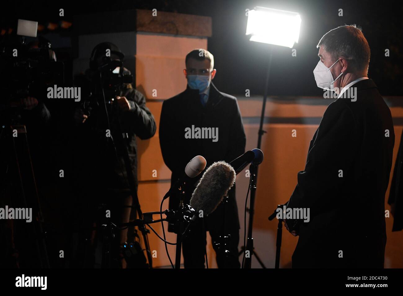 Lany, Czech Republic. 18th Nov, 2020. Czech Prime Minister Andrej Babis ...